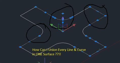 UNION Line Curve In One Surface AutoCAD D Modelling Rendering AutoCAD Forums