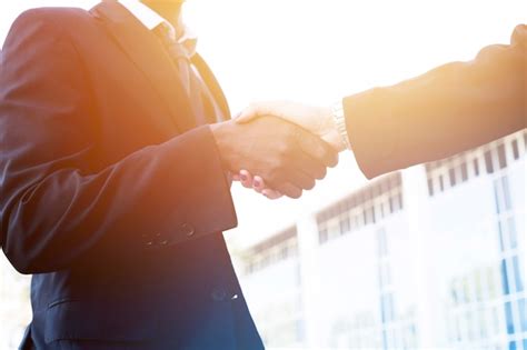 사업가 악수 실업 무료 사진