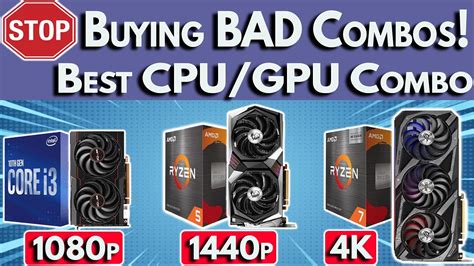 The BEST CPU GPU Combos To Buy In Budget Mid Range OFF