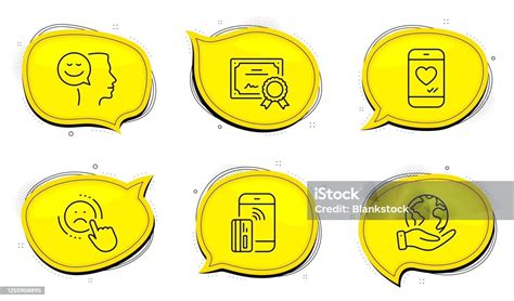 싫어하는 사랑 채팅과 좋은 분위기 아이콘 세트 비접촉식 결제 표지판 벡터 기포에 대한 스톡 벡터 아트 및 기타 이미지 기포 대화 풍선 문자 기호 메시지 Istock