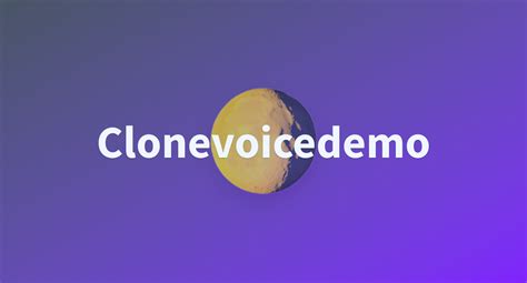 Clonevoicedemo A Hugging Face Space By Antoniomae1234