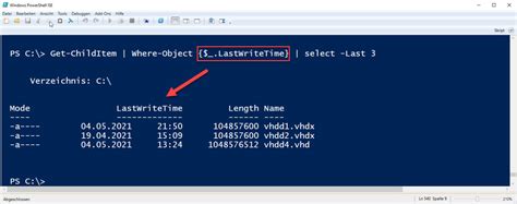 Mit Der PowerShell Dateien Nach Bestimmten Datum Auflisten