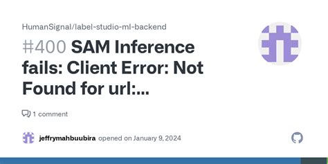 Sam Inference Fails Client Error Not Found For Url 19216850