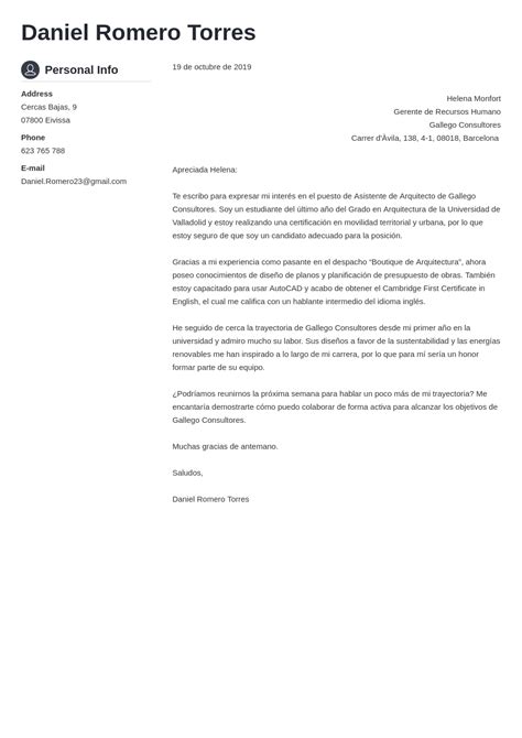 Carta Ejemplo De Trabajo Perodua T Vrogue