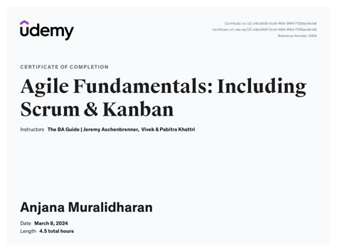 Excited To Share That Ive Successfully Completed A Comprehensive Agile Fundamentals Course