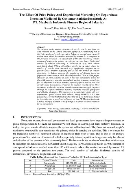 Pdf The Effect Of Price Policy And Experiential Marketing On Repurchase Intention Mediated By