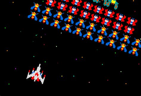 80s Arcade Game Galaga