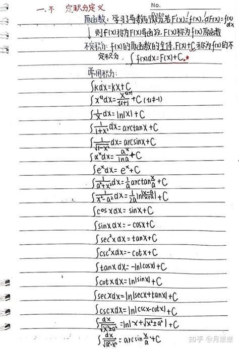 不定积分技巧总结 知乎