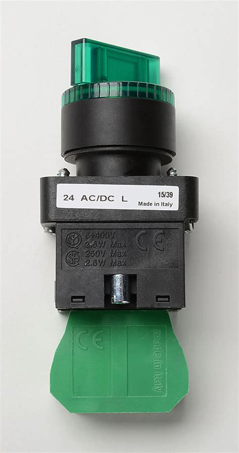 Selector Switch: maintained, 22mm, 2-pos, knob operator (PN# GCX3252 ...