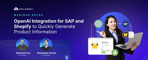 openai integration for sap and shopify to generate product info