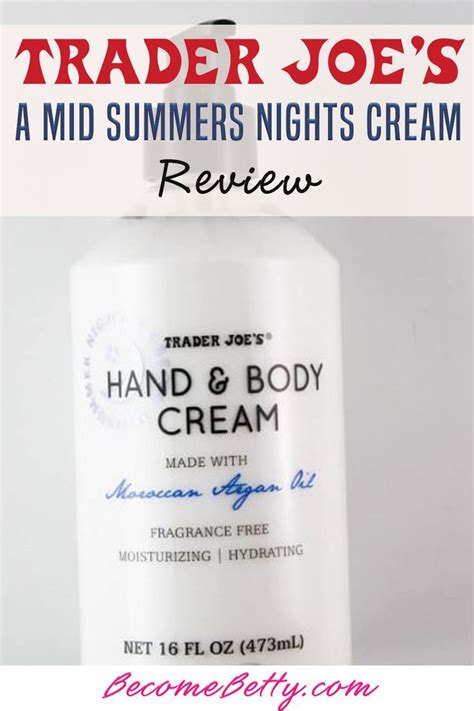 Trader Joes Body Cream At Ali Beeby Blog