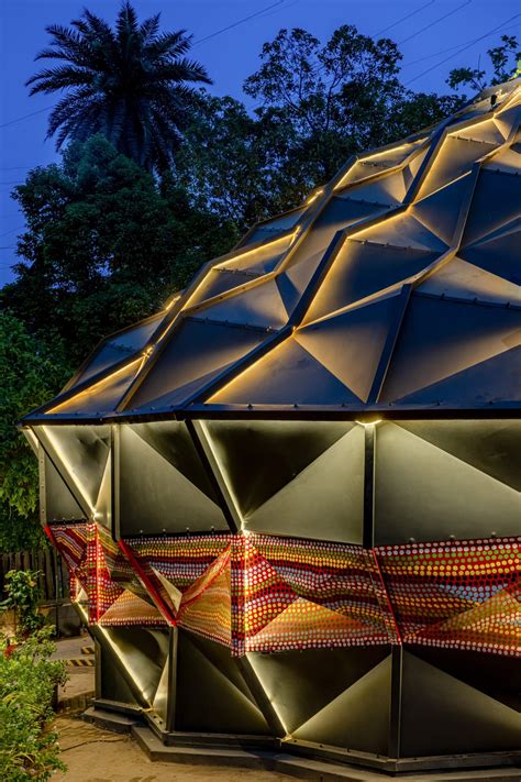 Darwin Bucky Dome Acts As Demountable Events Space In India