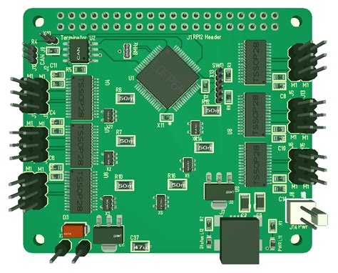 3 Phase Stepper Pwm Hat Basicpi