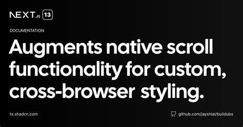 Scroll Area 3dubsdubsui