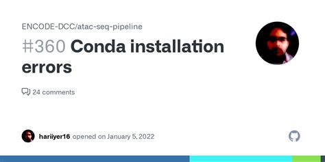 conda installation errors · issue 360 · encode dcc atac seq pipeline