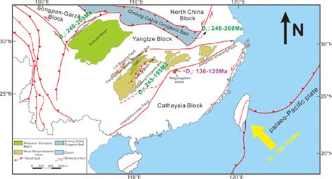 Color Online Three Stages Of Tectonic Evolution In Other Areas Of Download Scientific Diagram