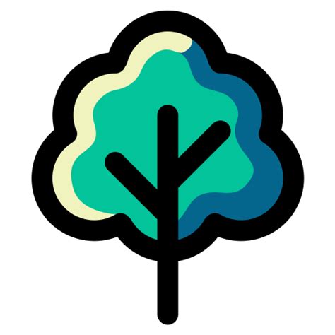 Tree Generic Outline Color Icon