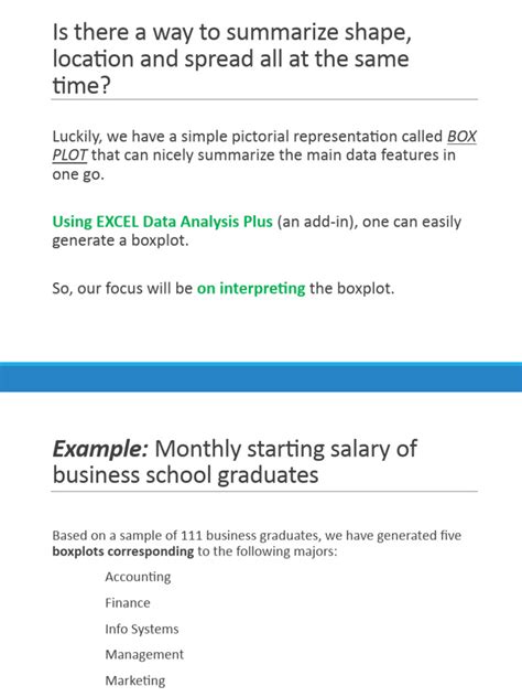 Chapter 3 Slides 4 Boxplots Pdf Statistics Statistical Analysis