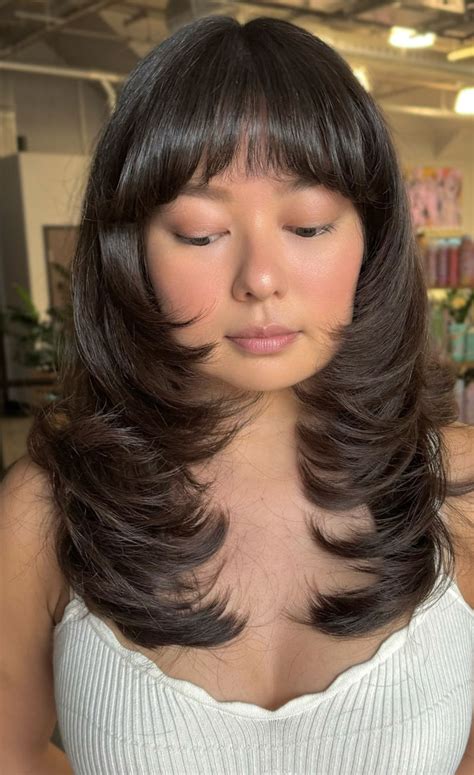 Fringe Hairstyles For Round Faces