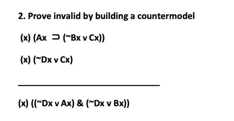 Solved Logic Question Chegg
