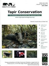 Tapir Conservation Gsap Skills Online Knowledge Platform