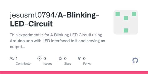 Github Jesusmt0794a Blinking Led Circuit This Experiment Is For A