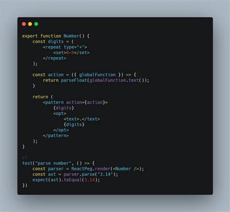 Reactpeg Declarative Parser Generator And Composible Rcompilers