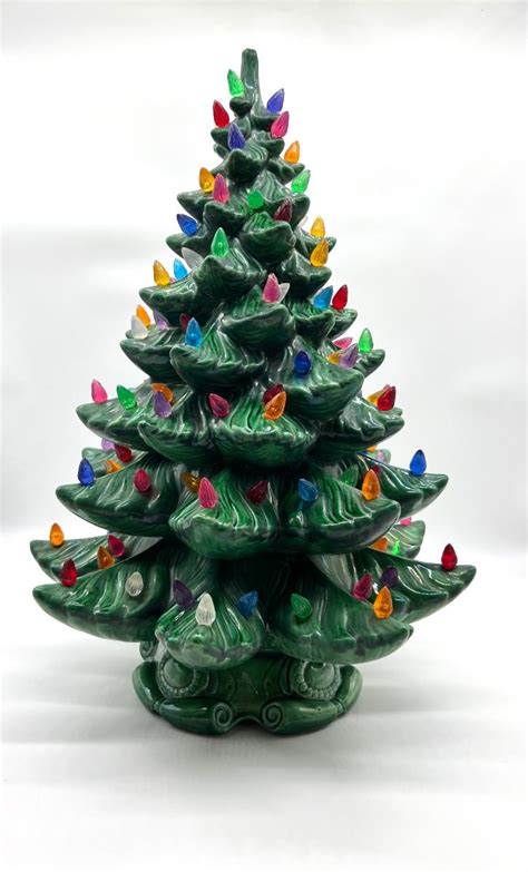 Extra Large Vintage Ceramic Christmas Tree Read Details