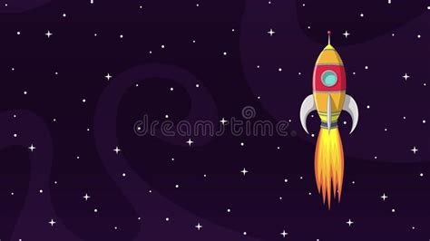 Rocket Launch Ignites The Night Sky With Bright Flames And Intense Energy Stock Video Video Of