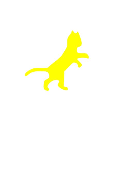 Yellow Cat Dancing Clip Art At Vector Clip Art Online