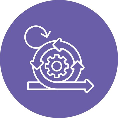 Agile Development Line Circle Background Icon 17626956 Vector Art At Vecteezy