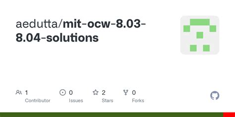 Mit Ocw Solutions Mit Ocw Solutions Manual Pdf At Main Aedutta Mit Ocw