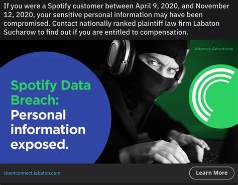 Spotify Data Breach Rtimdillon