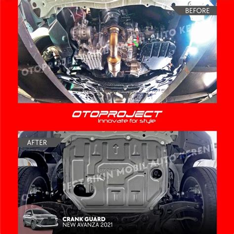 Crank Guard Toyota New Avanza Tutup Cover Pelindung Mesin Bagian Bawah Mobil Lazada
