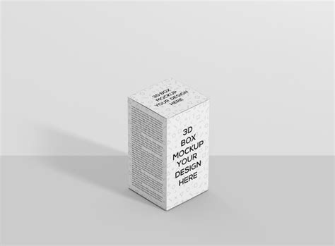 Premium Psd Rectangle Box Mockup