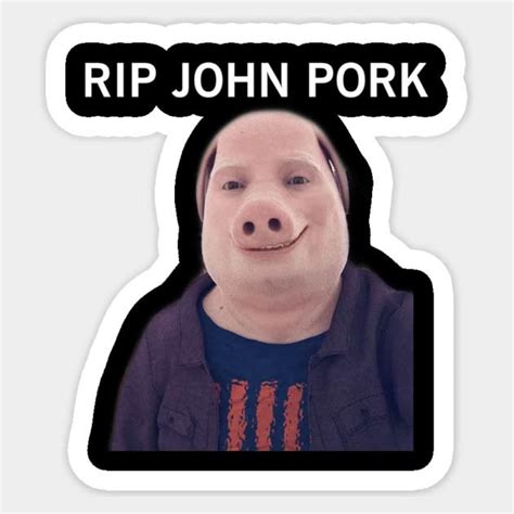 John Pork Sticker Frases The Office Stickers The Olce Stickers