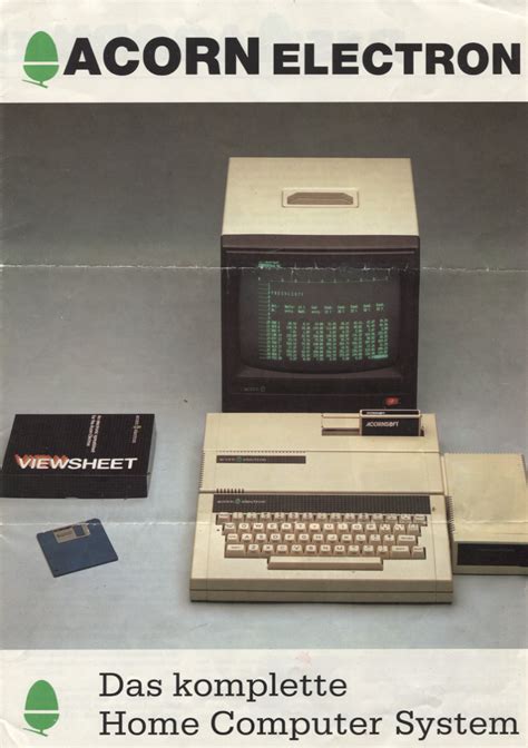 Acorn Electron German Sales Leaflet Promotional Item Computing