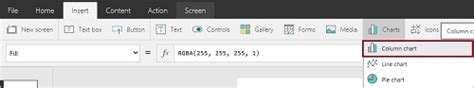 Using Chart Control In Microsoft PowerApps