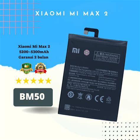 Jual Baterai Batre Xiaomi Redmi Mi Max Bm Bm Original Shopee Indonesia