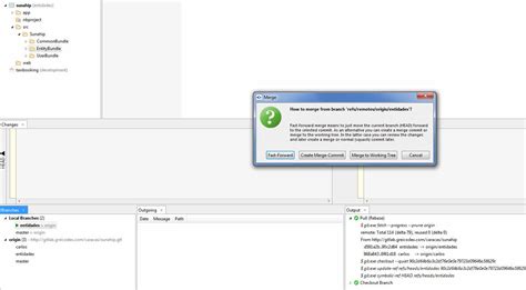 Git Fast Forward Merge Commit Or Merge To Working Tree Which Is The Right Option To Pick