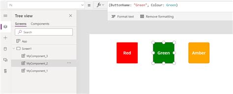 only 1 input property needed for all power apps components