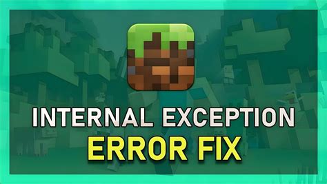 how to fix internal exception error in minecraft ty handler or