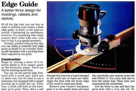 DIY Router Edge Guide WoodArchivist DIY Router Edge Guide WoodArchivist