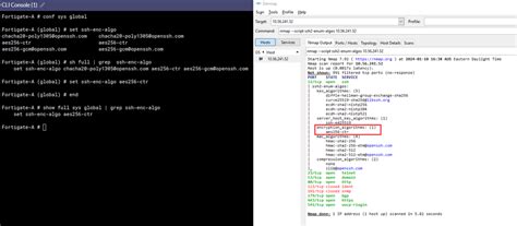 Technical Tip Check The Ssh Encryption Algorithm Fortinet Community
