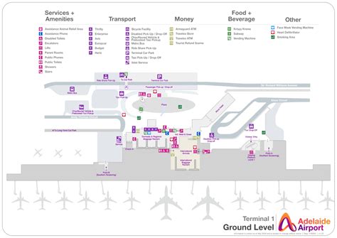 Adelaide International Airport Terminal Map 2025 2024 All Maps