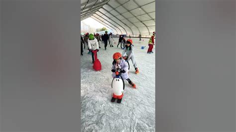 펭귄 스케이트장 겨울스케이트키즈스케이트귀요미스케이트 Youtube