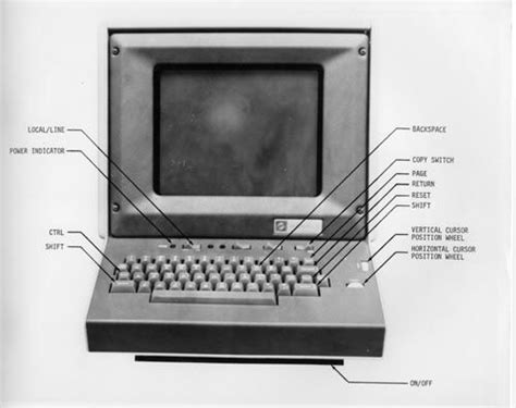 Tektronix 4010 Graphics Terminal 1972 テクノロジー