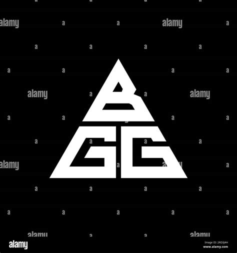 Bgg Triangle Letter Logo Design With Triangle Shape Bgg Triangle Logo