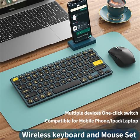 Bow Bluetooth Type C Wireless G Wireless Keyboard And Mouse Set Rechargeable Mute Office