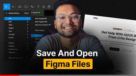 Save And Open Figma Files How To Export In Figma Local Save In Figma YouTube